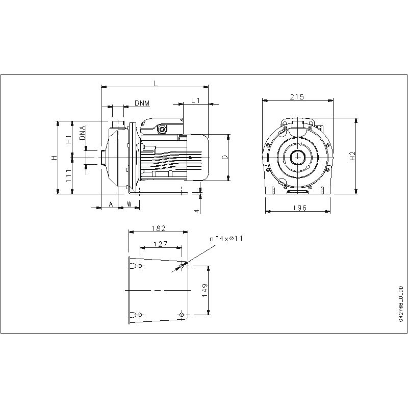 Lowara CEAM 70/5-V/A Centrifugal Pump (1 Phase) | Complete Pump Supplies