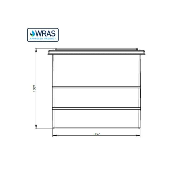 650 Litre GRP One Piece Water Tank - Insulated *STOCKED* | Complete ...