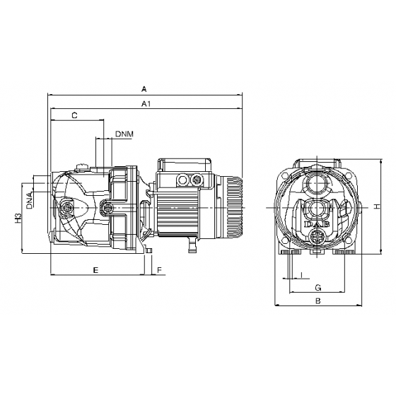 DAB JET 82 M Self Priming Pump | Complete Pump Supplies