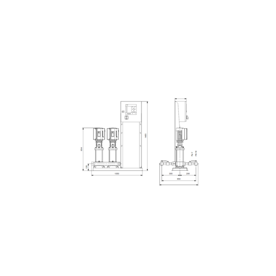 Grundfos Hydro MPC-E 2 CRIE 3-8 Twin Pump Booster Set | Complete Pump Supplies