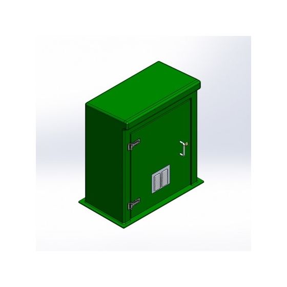 GRP Enclosure 601 | 1150 x 650 x 1280mm | Complete Pump Supplies