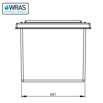 340 Litre GRP One Piece Water Tank - Insulated *STOCKED* | Complete ...