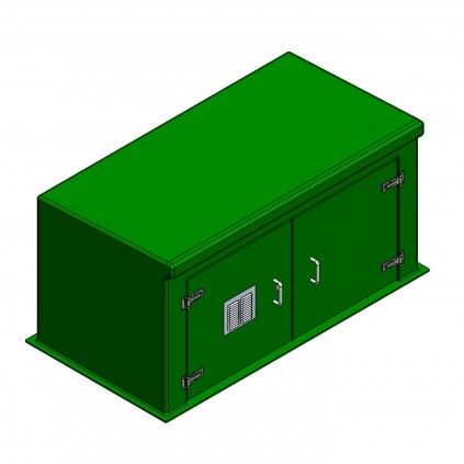 GRP Enclosure 2000 | 2150 x 1150 x 1080mm | Complete Pump Supplies